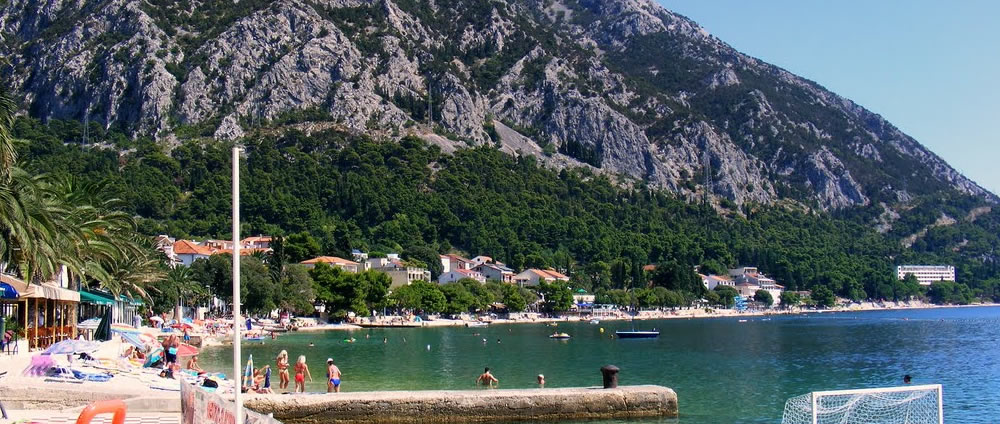 Beach Gornja Vala, Gradac in Makarska, Dalmatia, Croatia. Photos, maps ...